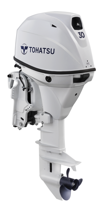 30 HP White Tohatsu 4-stroke – Central Outboard Services