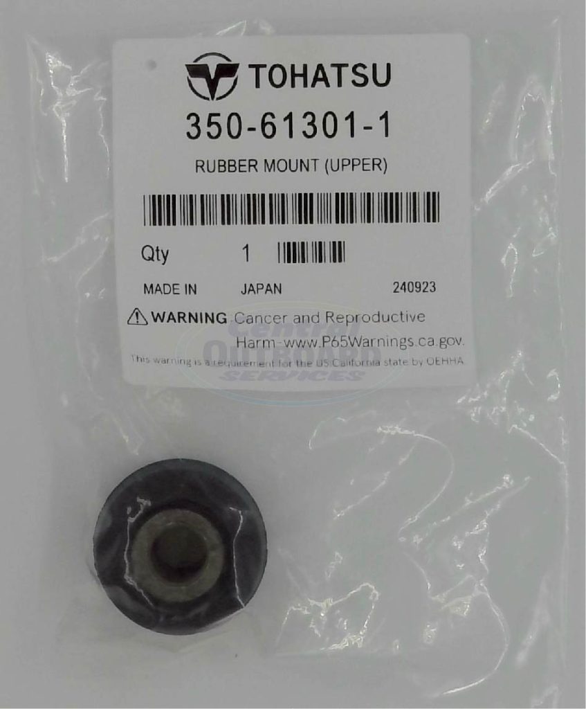 350-61301-1 RUBBER MOUNT (UPPER) – Central Outboard Service
