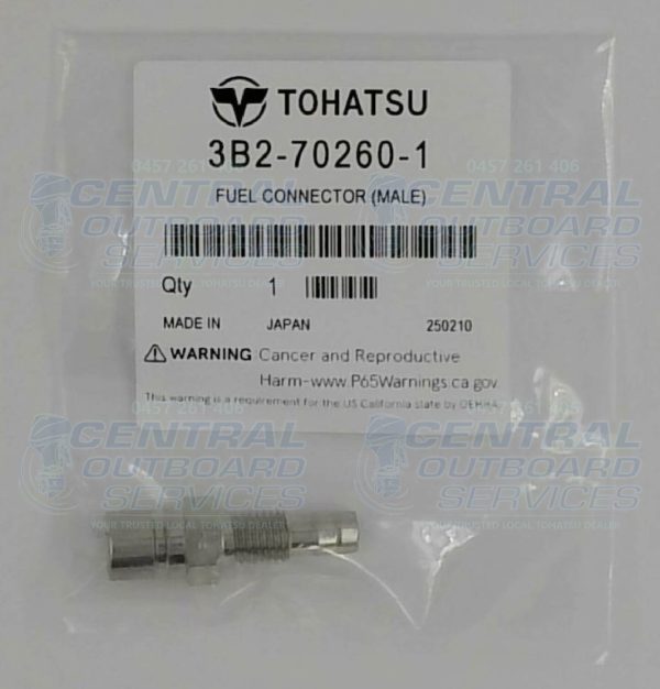 3B2-70260-1 Fuel Connector (Male) – Tohatsu – Central Outboard Service