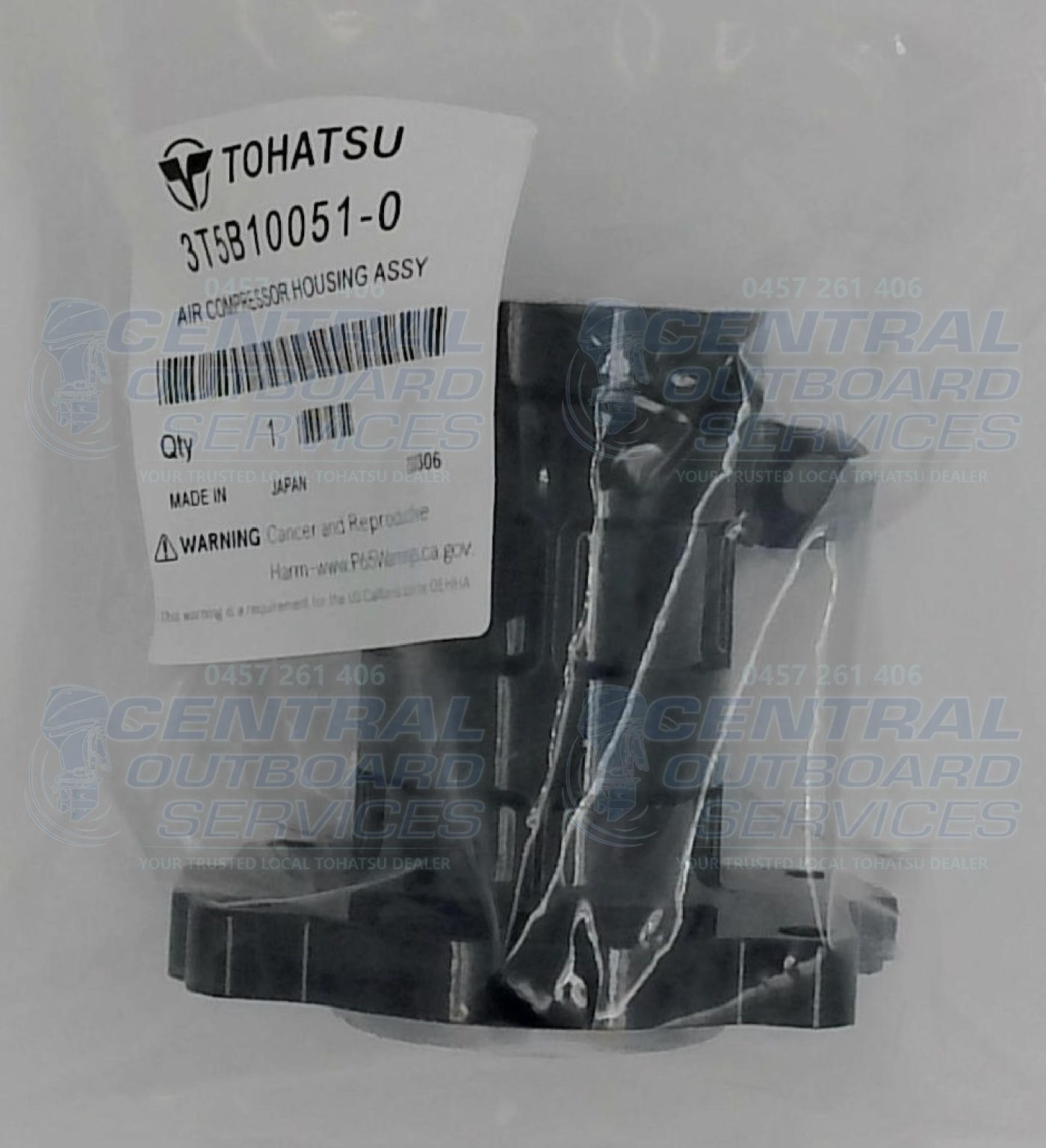 3T5B10051-0 Air Compressor Housing Assy – Tohatsu – Central Outboard ...
